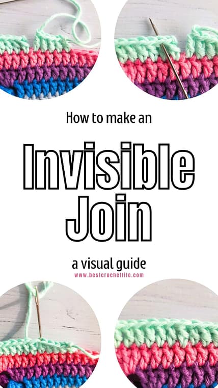 How to Make An Invisible Join in Crochet: A Visual Guide - Best Crochet ...