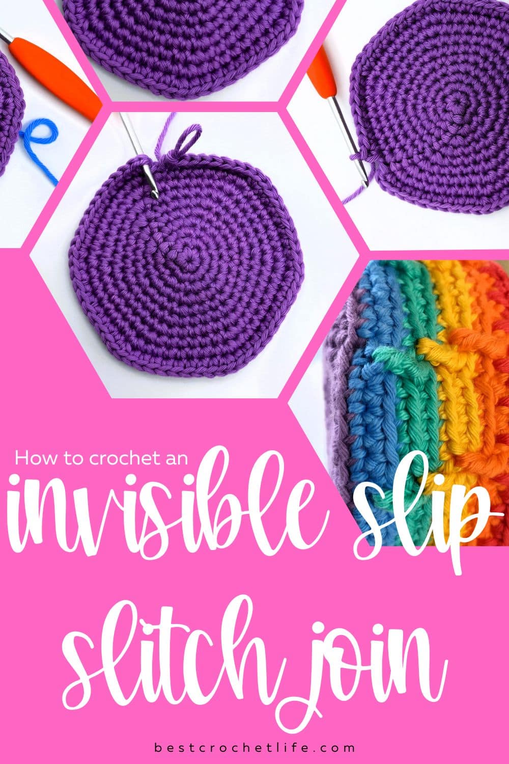 How to Crochet An Invisible Slip Stitch Join - Best Crochet Life