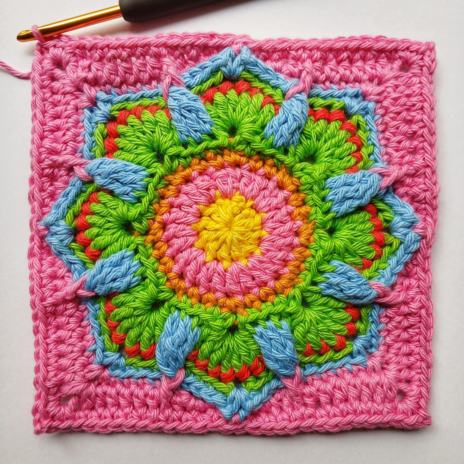 Free Granny Square Pattern - Just Breathe - Best Crochet Life